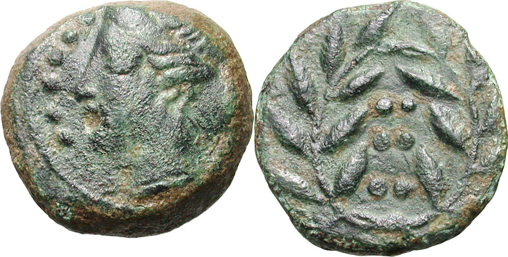 Ancient Greek c. 420-408 BC Sicily, Himera. Half-litra | MA-Shops