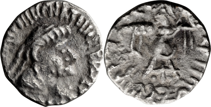 Ancient Greek Drachm Bactria, Strato II & Strato III, c | MA-Shops