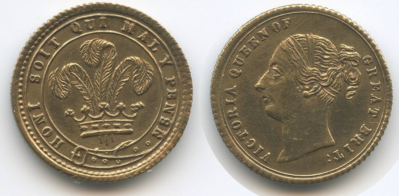 Großbritannien Jeton Wertmarke nd. G7125 - Honi soit qui mal y pense ...