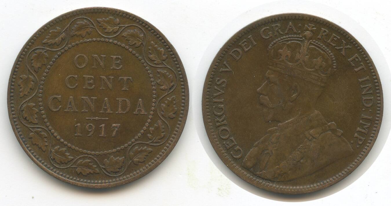Kanada One Cent 1917 G6535 - King George V. 1910-1936 Canada Sehr schön - Vorzüglich | MA-Shops