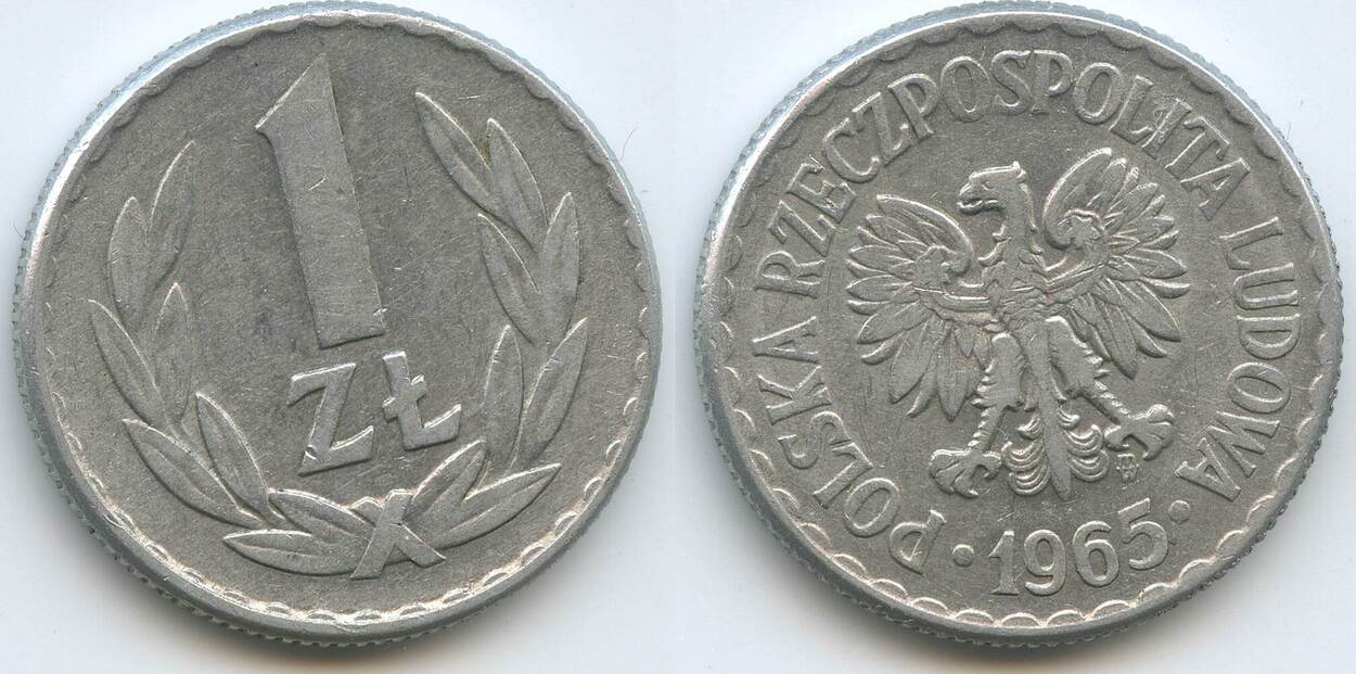 Polen 1 Zloty 1965 G8826 - Poland Polskich Polska Sehr Schön - Vorzüglich | MA-Shops