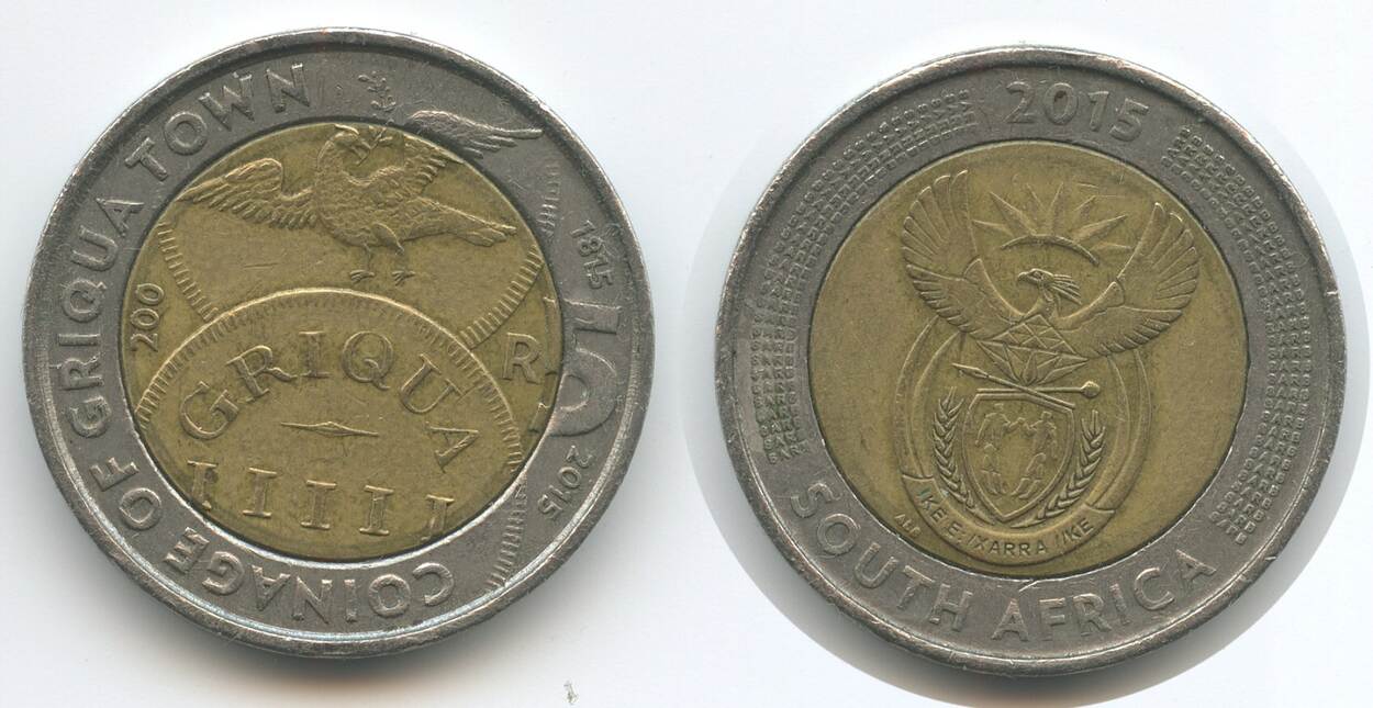 Südafrika 5 Rand 2015 G9515 - 200th anniversary of the Griqua Town ...