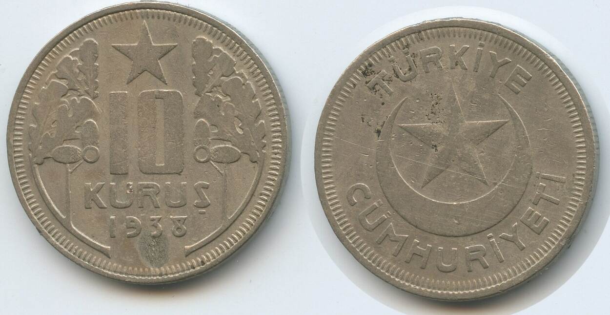 Türkei 10 Kurus 1938 G16463 - Turkey Türkiye Cumhuriyet Schön | MA-Shops