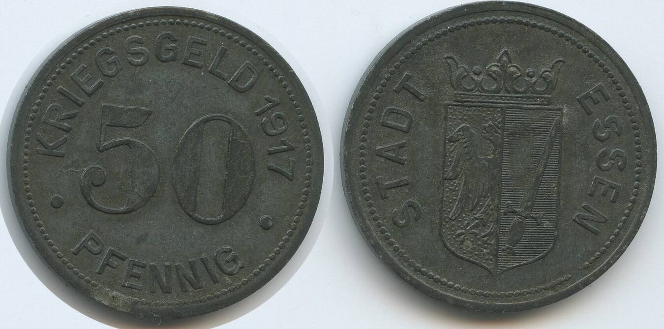 Deutsches Reich Nordrhein-Westfalen 50 Pfennig Notgeld 1917 T059 ...
