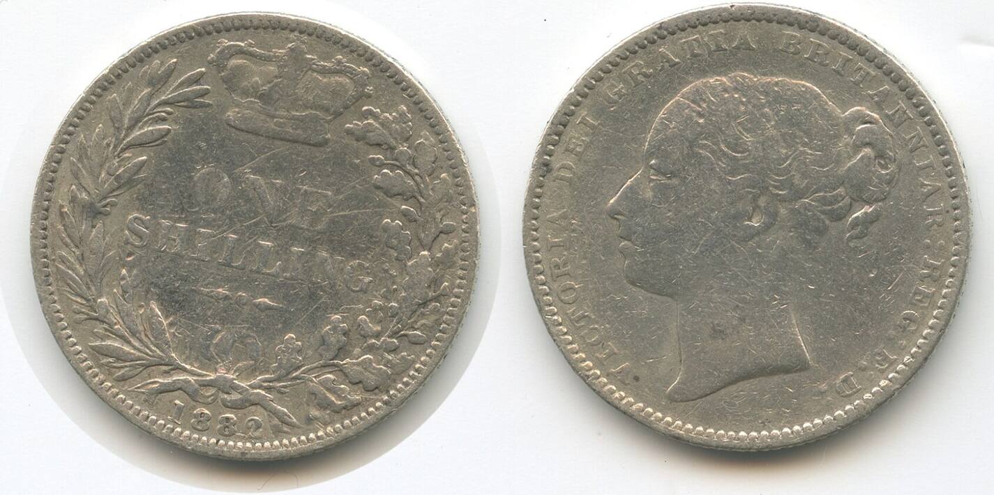 Großbritannien One Shilling 1882 H0468 - Victoria 1837-1901 Great ...