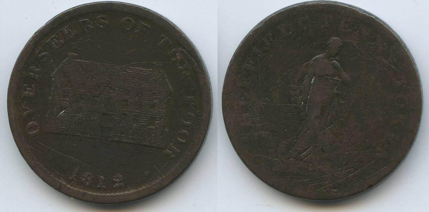 Großbritannien Sheffield One Penny Token 1812 T731 - Great Britain ...
