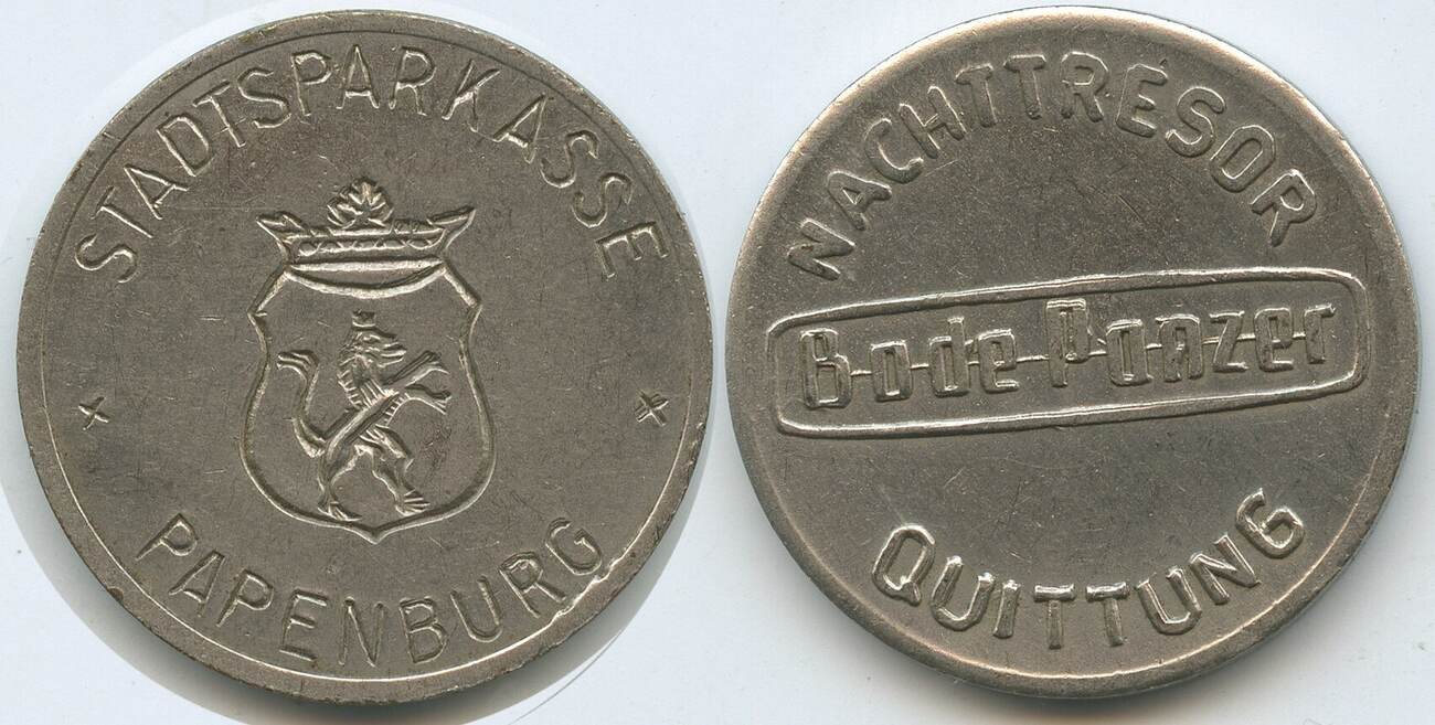 Deutschland Bundesrepublik Niedersachsen Wertmarke Jeton nd. T439 ...
