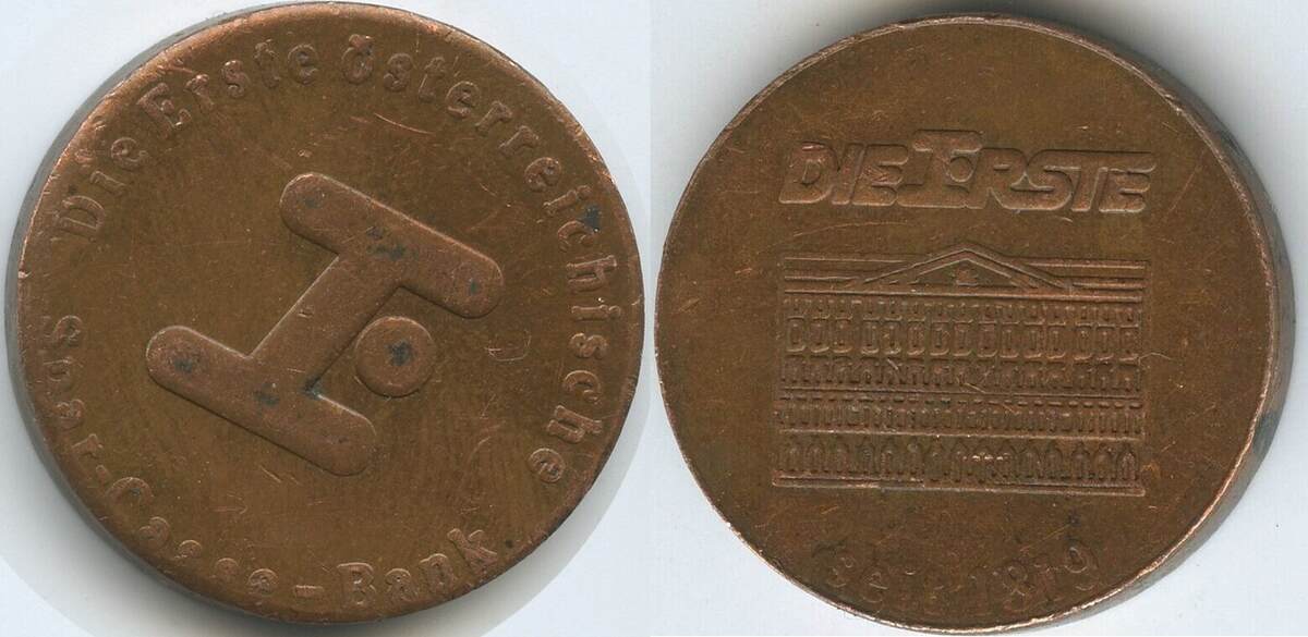 Österreich Medaille Souvenir Token nd. GY894 - Erste österreichische ...