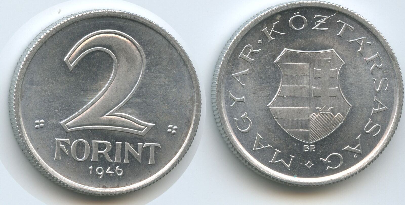 Ungarn 2 Forint 1946 BP Budapest G2305 - Magyar Köztársaság Hungary Unzirkuiert | MA-Shops
