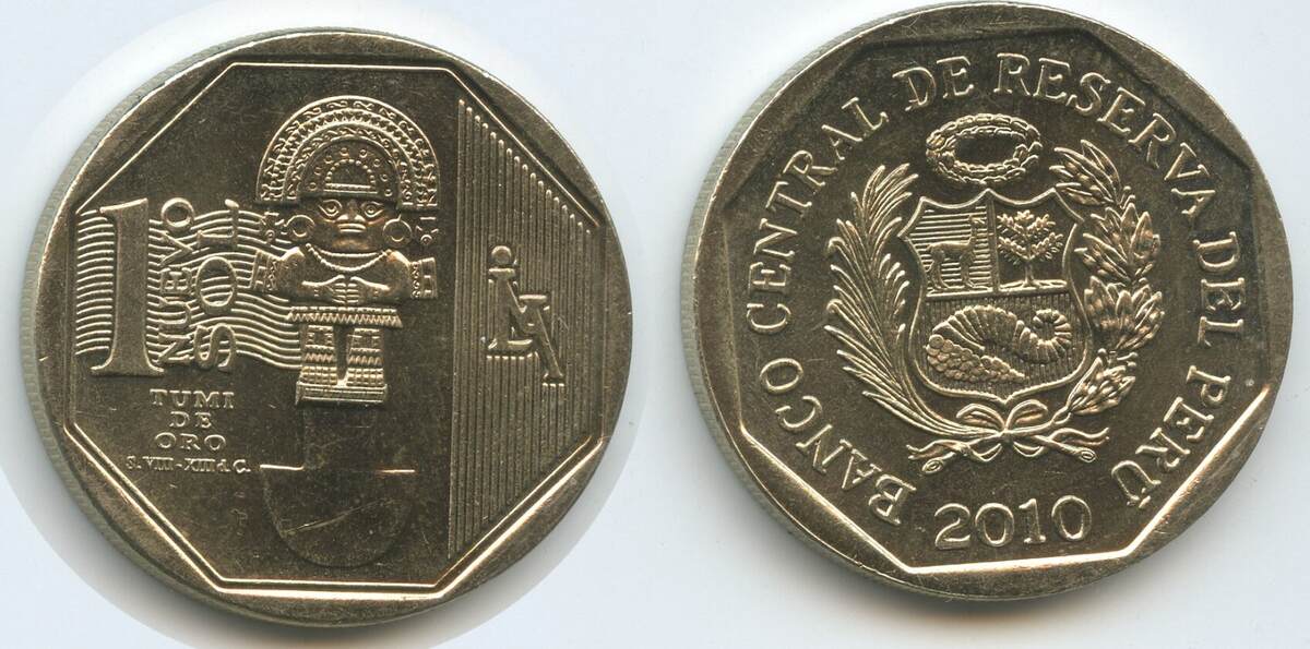 1 Sol 2010 G16187 - Wealth and Pride of Peru Series – Tumi de Oro Fast ...