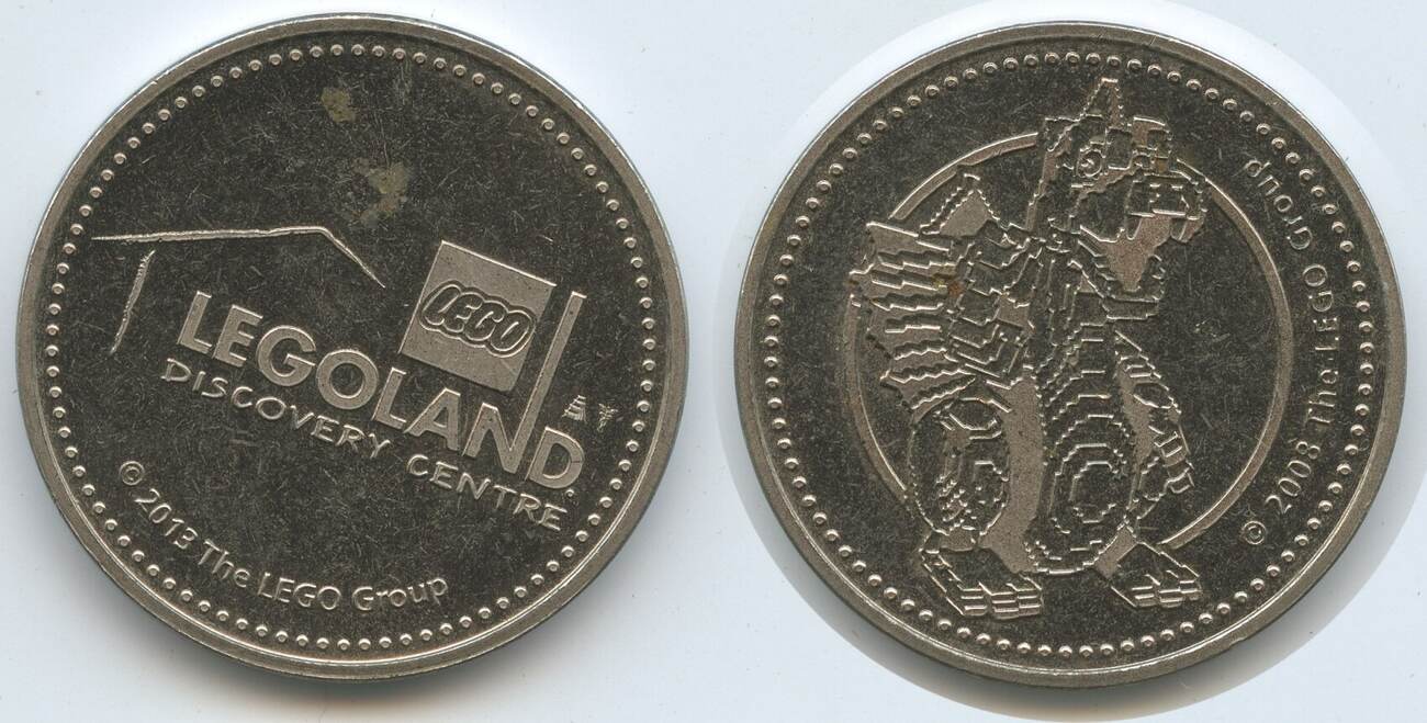 Deutschland Legoland Medaille Souvenir 2013 G4332 - Drachen-Figur ...