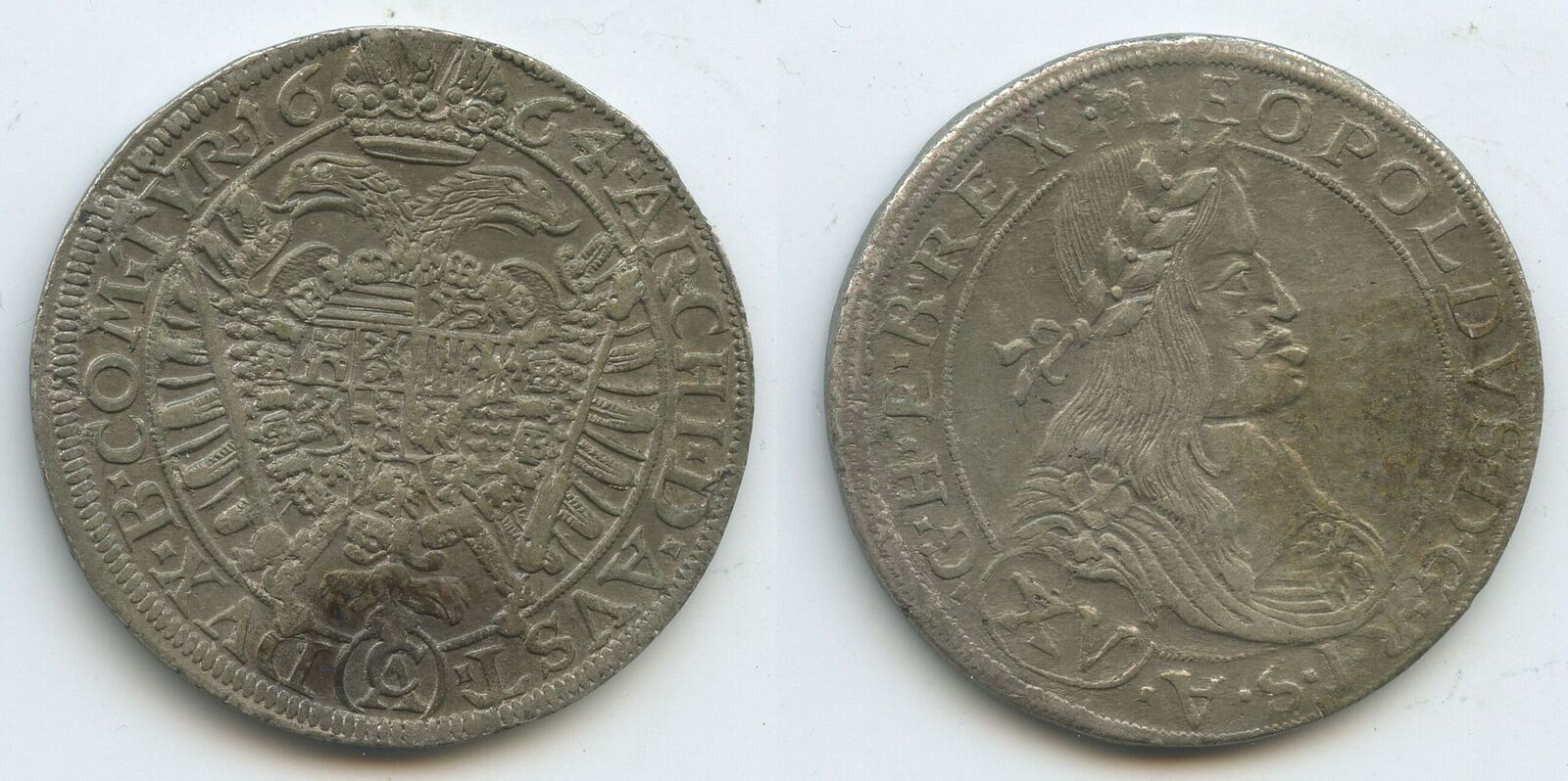 RDR Österreich Wien XV Kreuzer 1663 H0732 - Leopold I. 1658-1705 ...