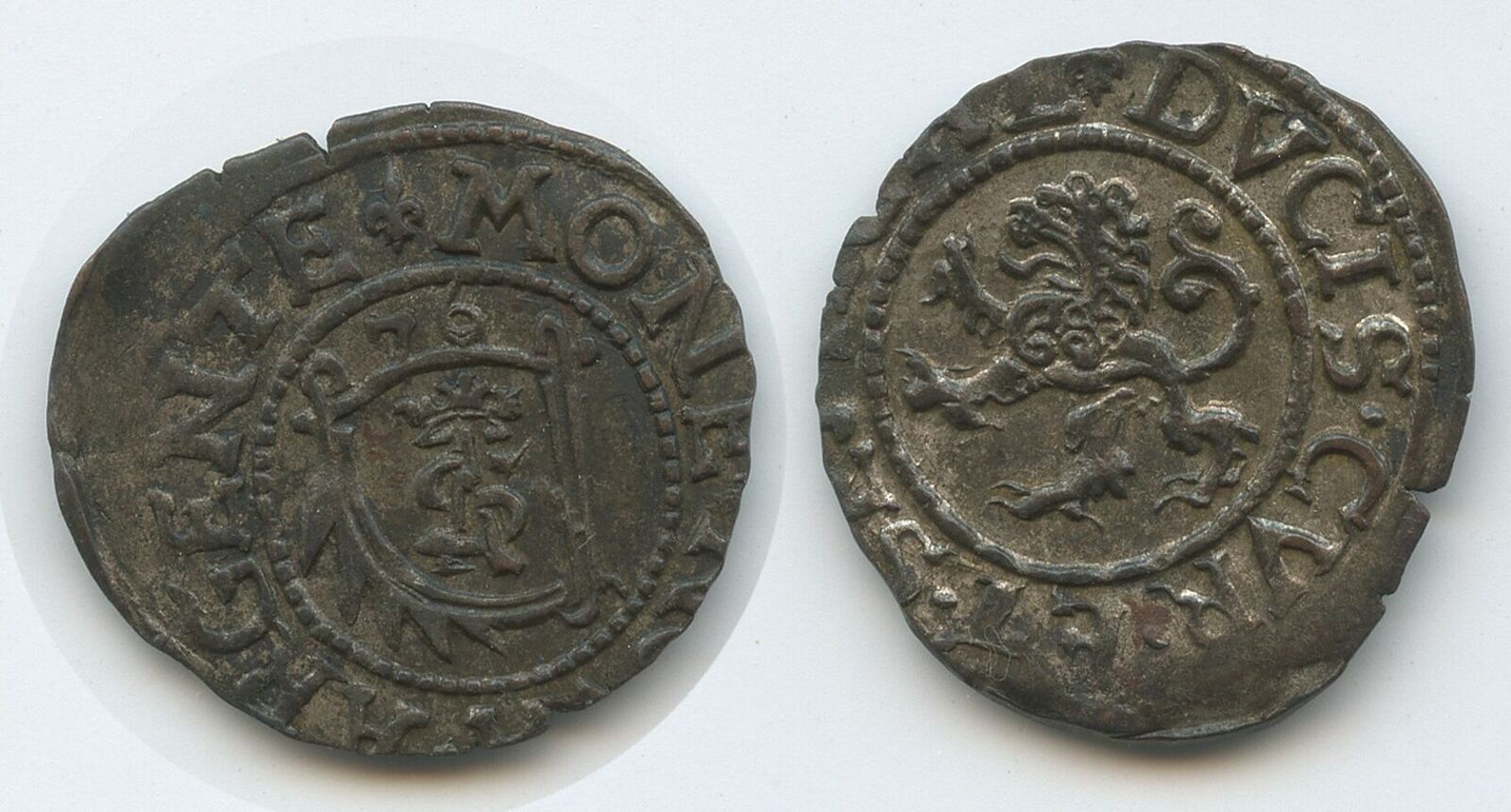 Livland Baltikum Livonia Courland & Semigallia 1 Schilling 1576 H1383 ...