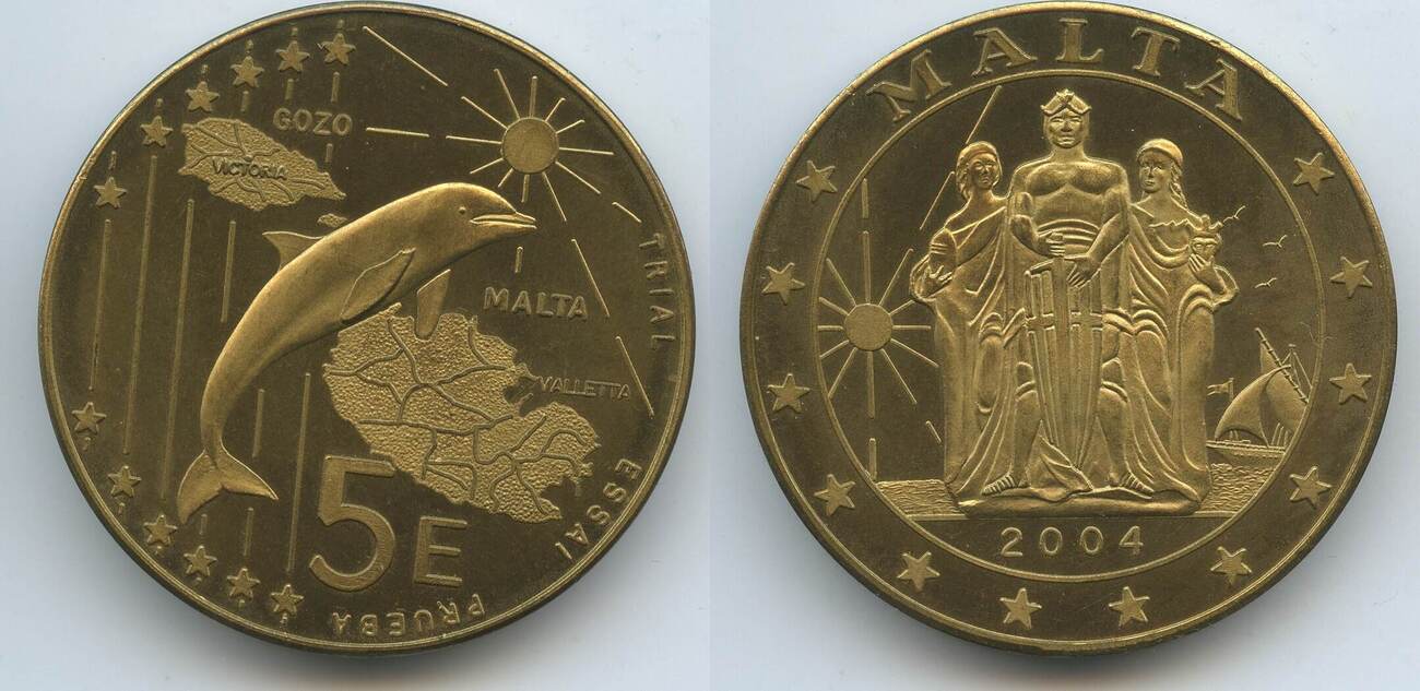 Malta 5 E Probe Trial Essai Prueba Specimen 2004 GY527 - Delphin Unzirkuiert | MA-Shops