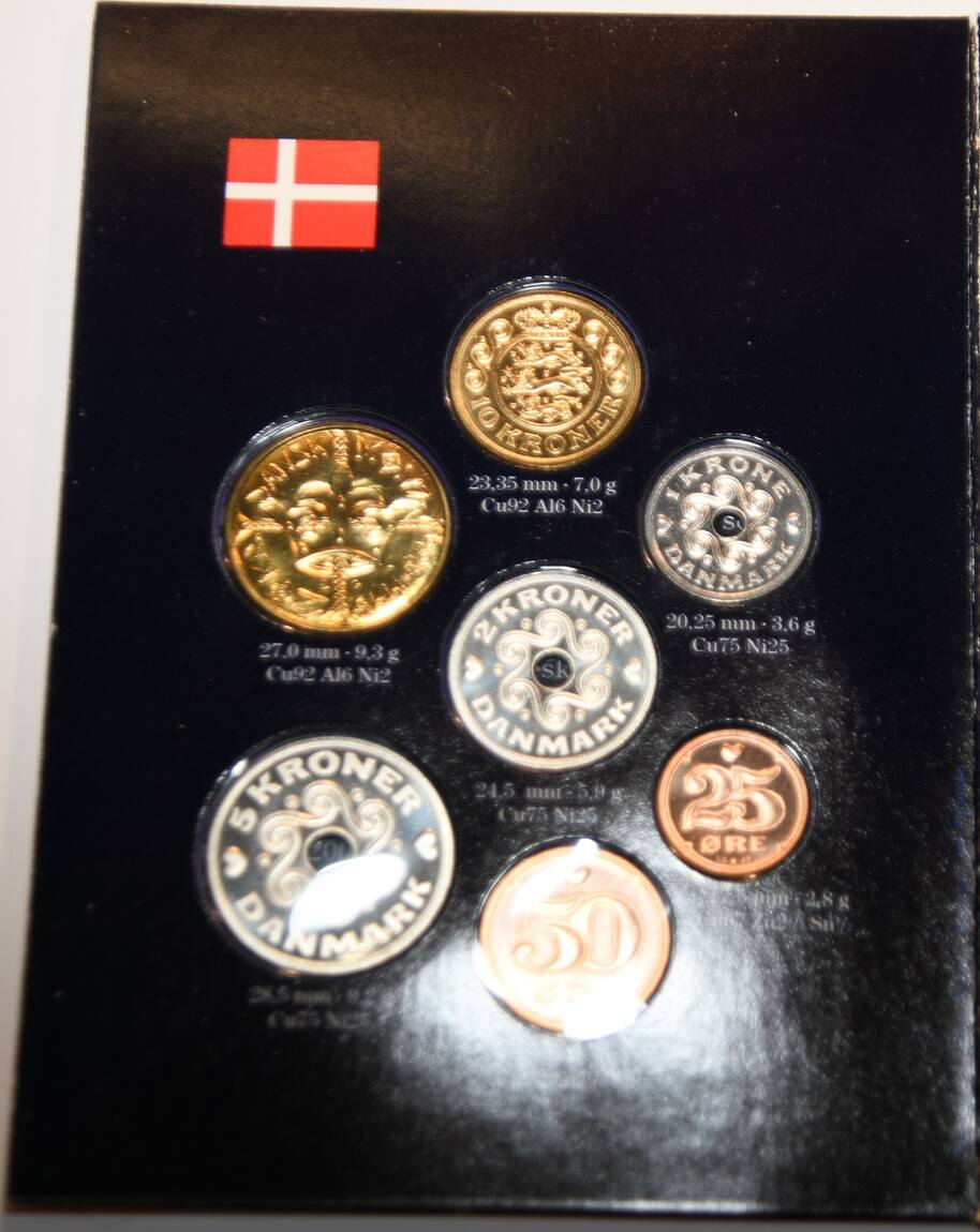 Dänemark Offizieller Kursmünzensatz 1995 GN975 - Original KMS Coins ...