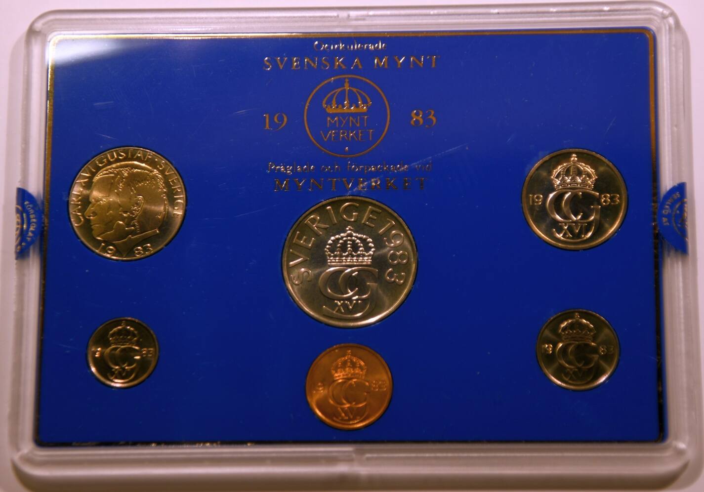 Schweden Offizieller Kursmünzensatz 1983 GN1070 - Carl XVI. Gustaf ...