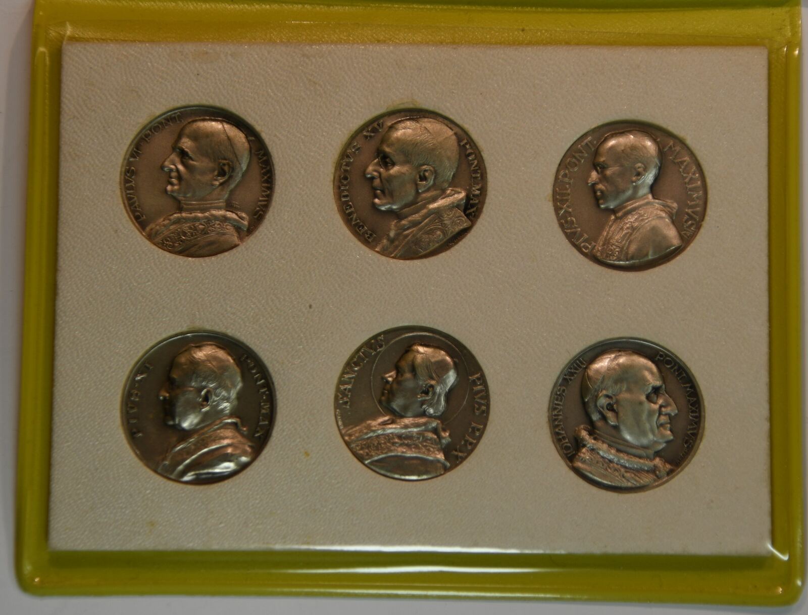Vatikan Italien-Kirchenstaat Rom 6 Stück Medaille in Original Folder 1902 - 1963 GN473b - The ...