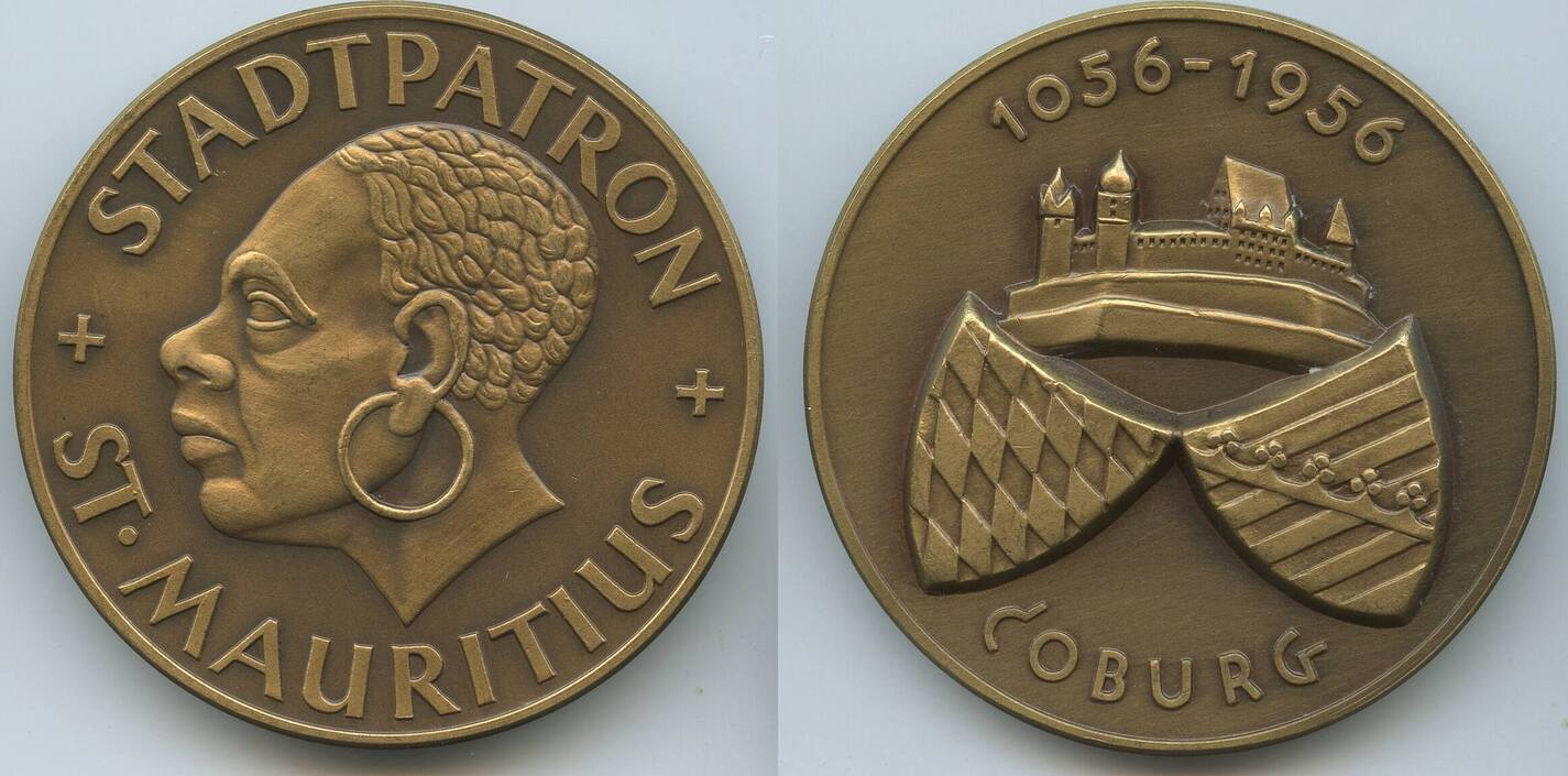 Deutschland Bundesrepublik Coburg Große Bronzemedaille 1056-1956 M#6935 ...