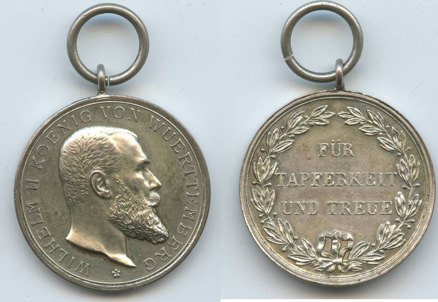 Deutsches Reich Württemberg Militärverdienstmedaille in Silber nd ...
