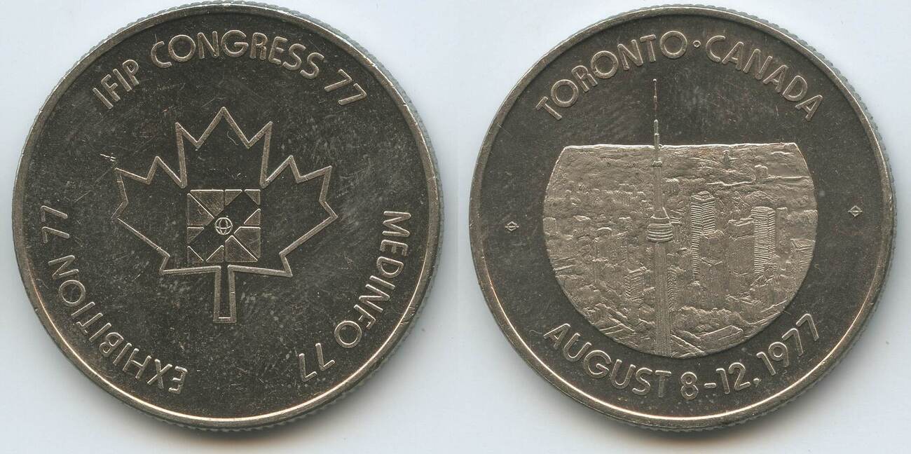 Kanada Trade Token 1977 M#5819 - Toronto, CN tower Canada Fast ...