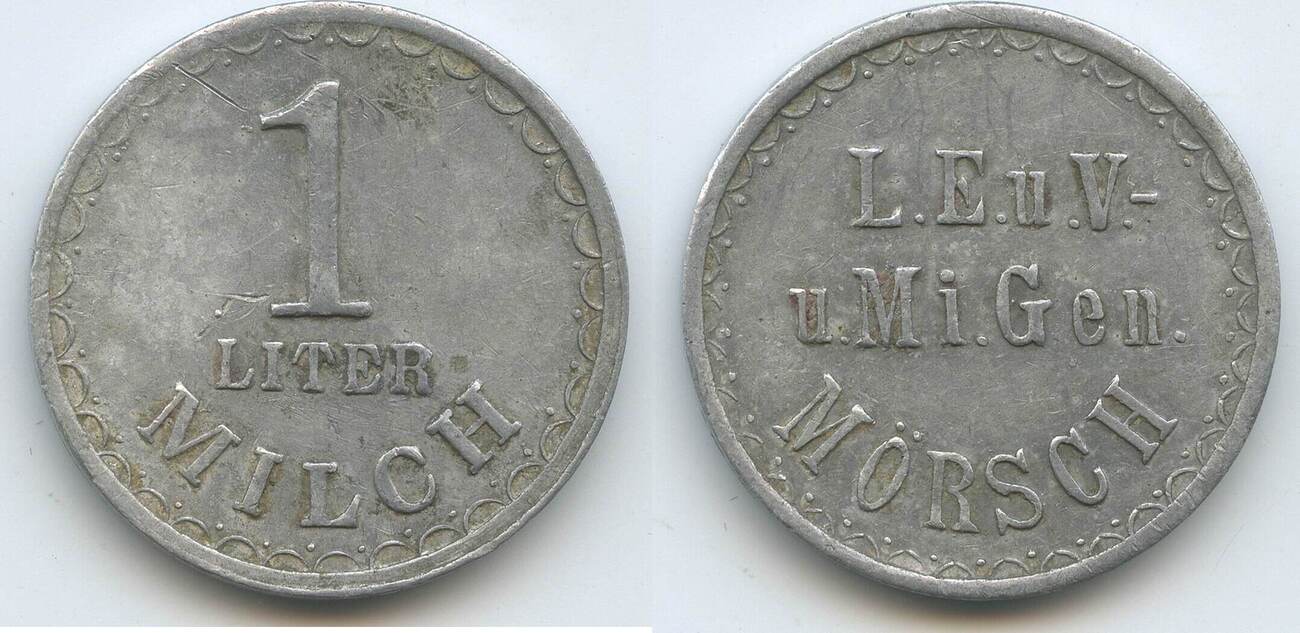 Deutschland Baden-Württemberg Milchmarke 1 Liter Milche Wertmarke nd ...