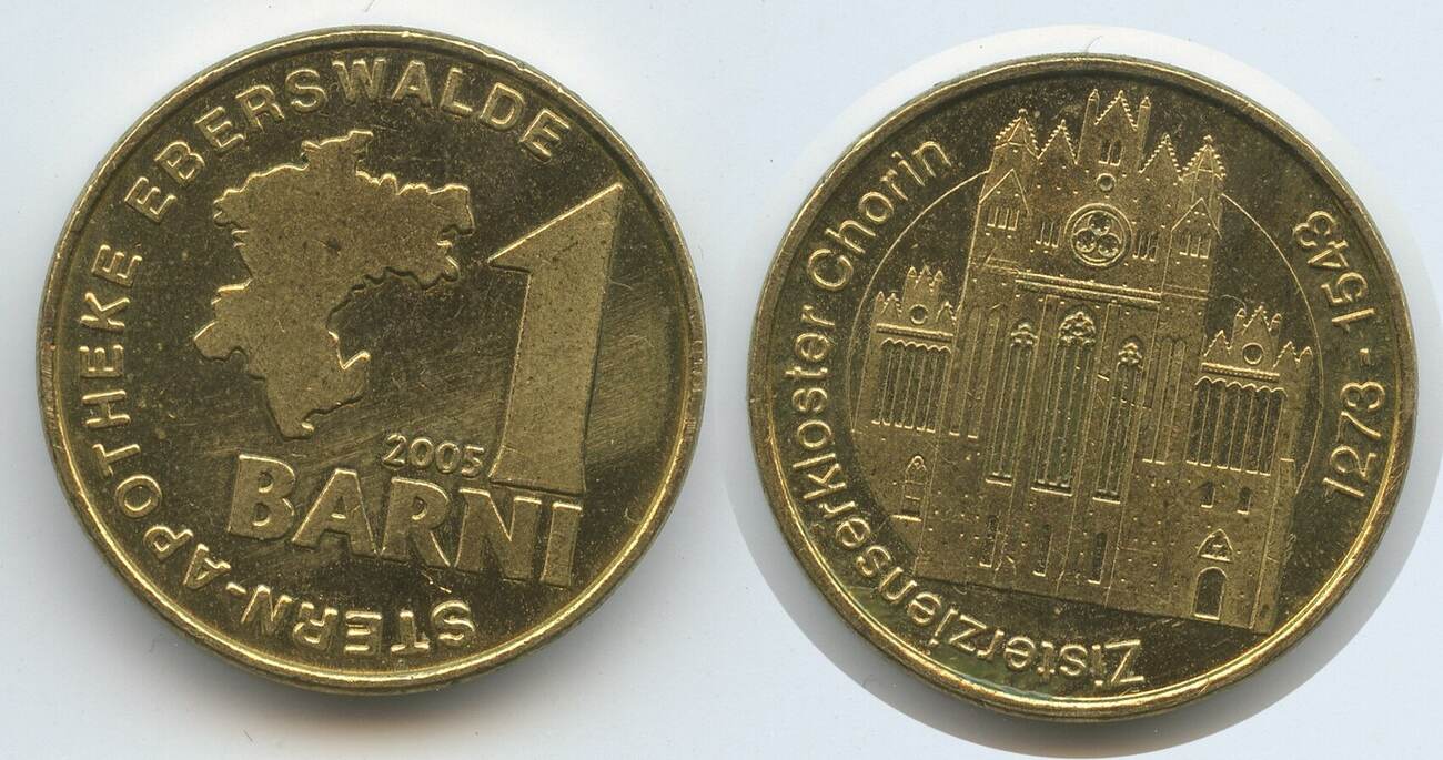 Bundesrepublik Deutschland Brandenburg 1 Barni Medaille 2005 M#6393 ...