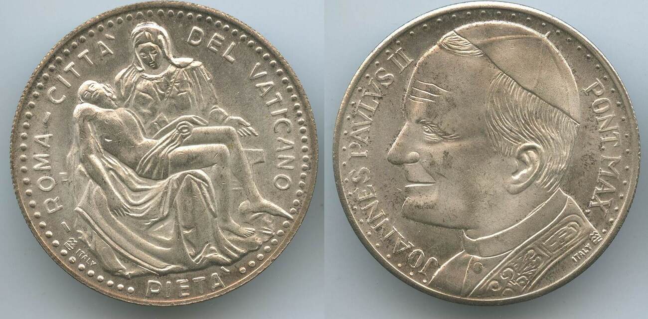 Vatikan Italien-Kirchenstaat Rom Medaille nd. M3840 - La Pieta ...