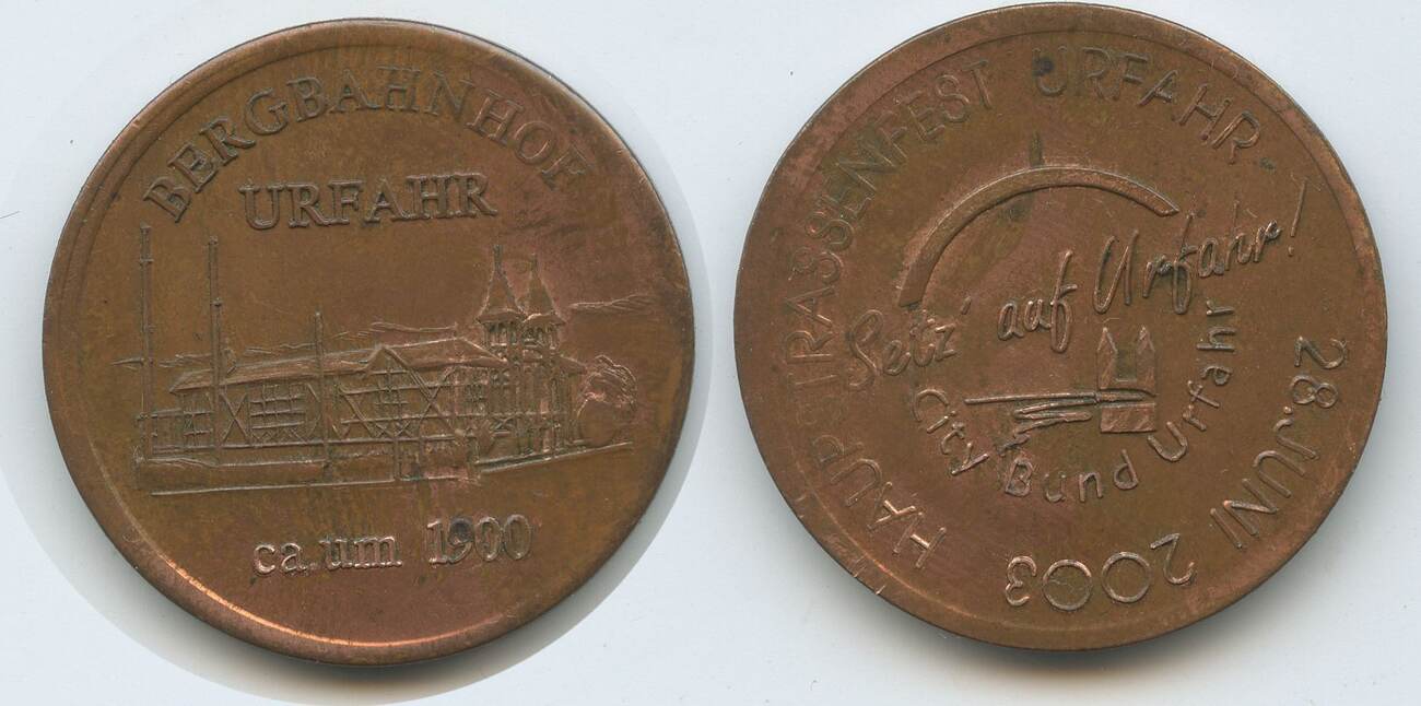 Österreich Oberösterreich Linz Medaille 2003 G16050 - Bergbahnhof ...