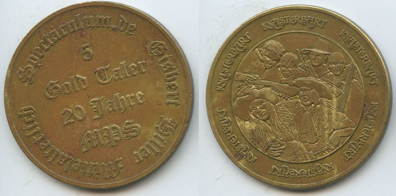 Deutschland Bundesrepublik Wertmarke 5 Gold Taler - Saltatio Mortis nd ...