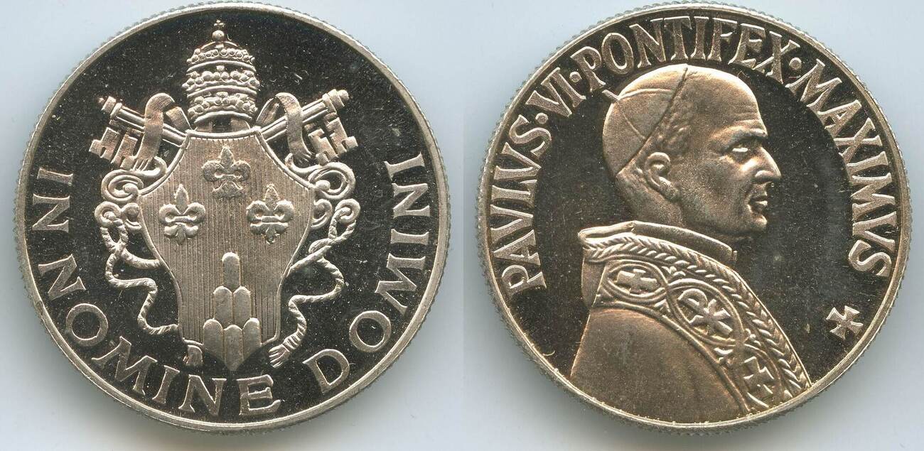 Vatikan Italien-Kirchenstaat Rom Medaille nd. M1114 - Papst Paulus VI ...