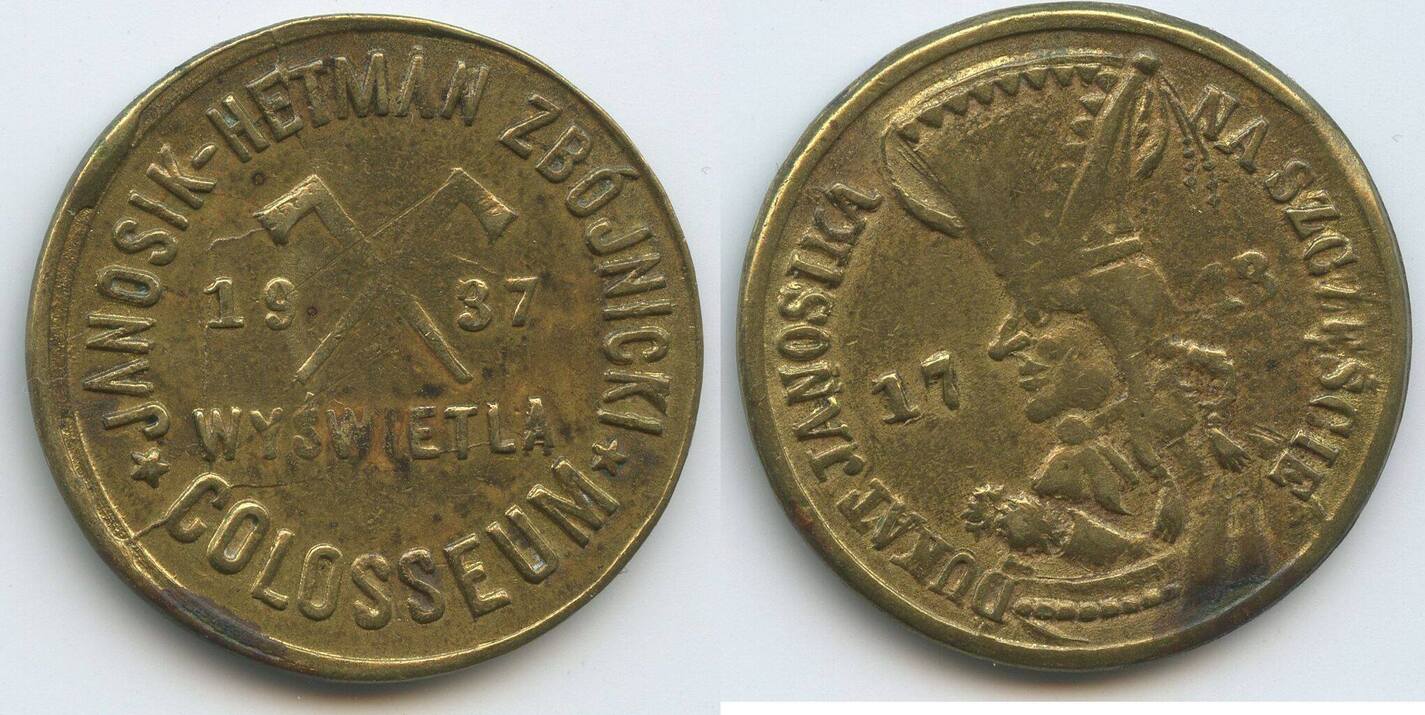 Slowakei Wertmarke Jánošík's Lucky Ducat 1937 G13535 - Wyświetla ...