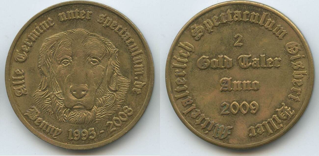 Deutschland Wertmarke 2 Gold Taler 2010 GY470 - Mittelalterlich ...