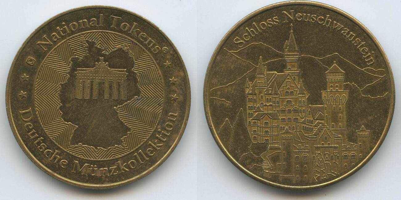 Deutschland Bundesrepublik Bayern Medaille Souvenir Token nd. GX898 ...
