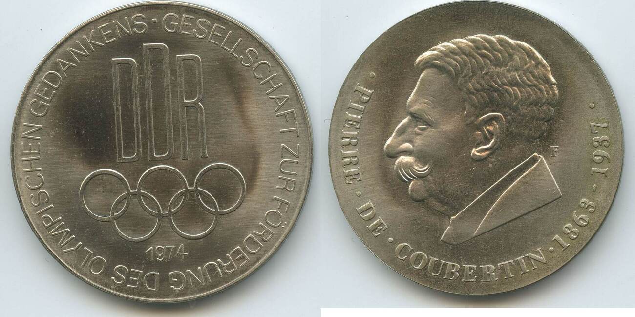 Deutsche Demokratische Republik Medaille 1974 PA468 - Pierre de ...