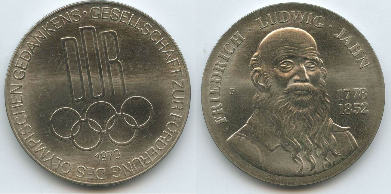 Deutsche Demokratische Republik Medaille 1973 PA469 - Friedrich Ludwig ...
