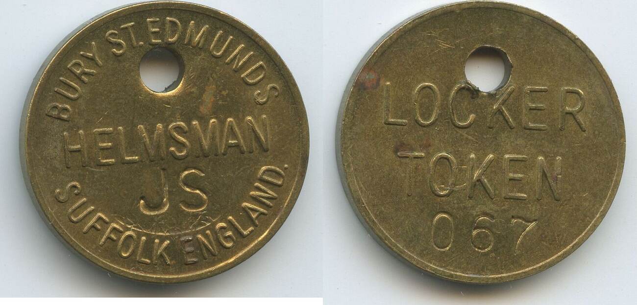Großbritannien Great Britain United Kingdom Locker Token Wertmarke ...