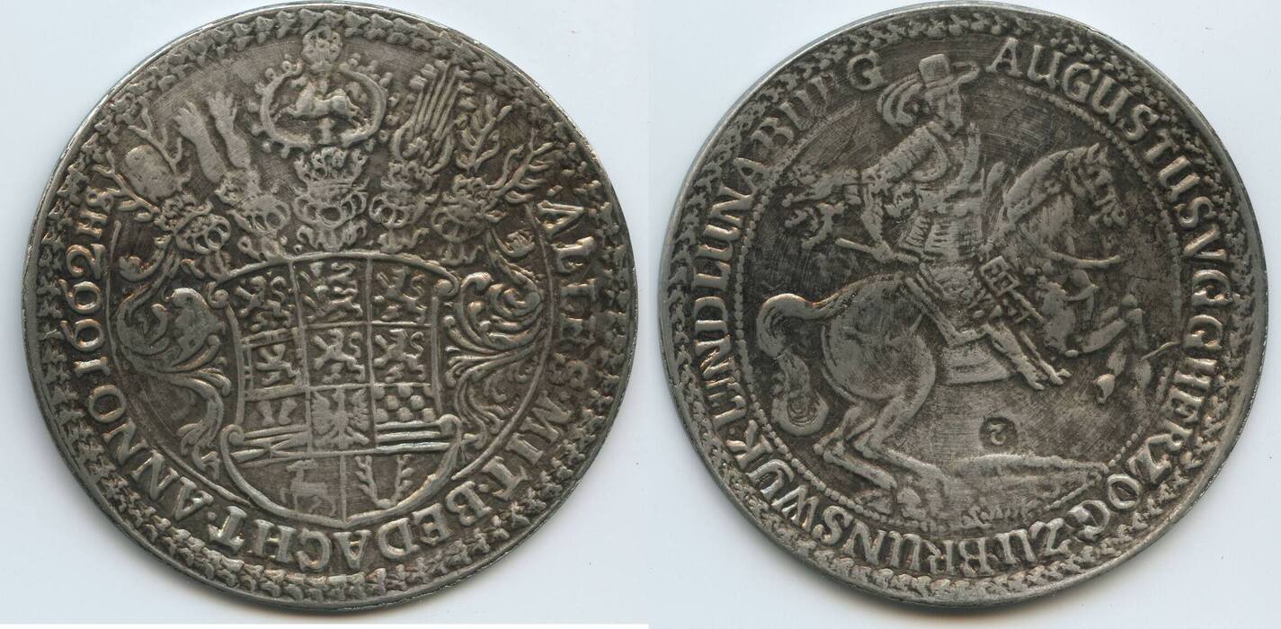 Braunschweig-Wolfenbüttel 2 Facher Löser Nachprägung 1662 (1983) GX660 ...