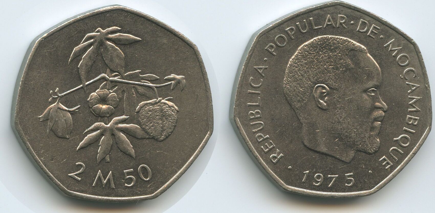 Mosambik 2.5 Meticais (2,5 Metical) 1975 M#7455 - SEHR RAR Mozambique ...