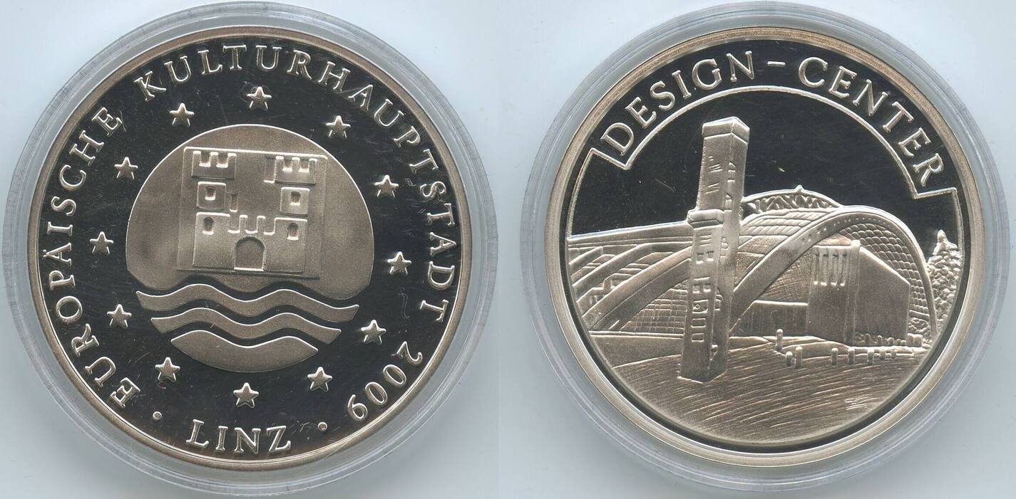 Österreich Oberösterreich Silbermedaille Europäische Kulturhauptstadt ...