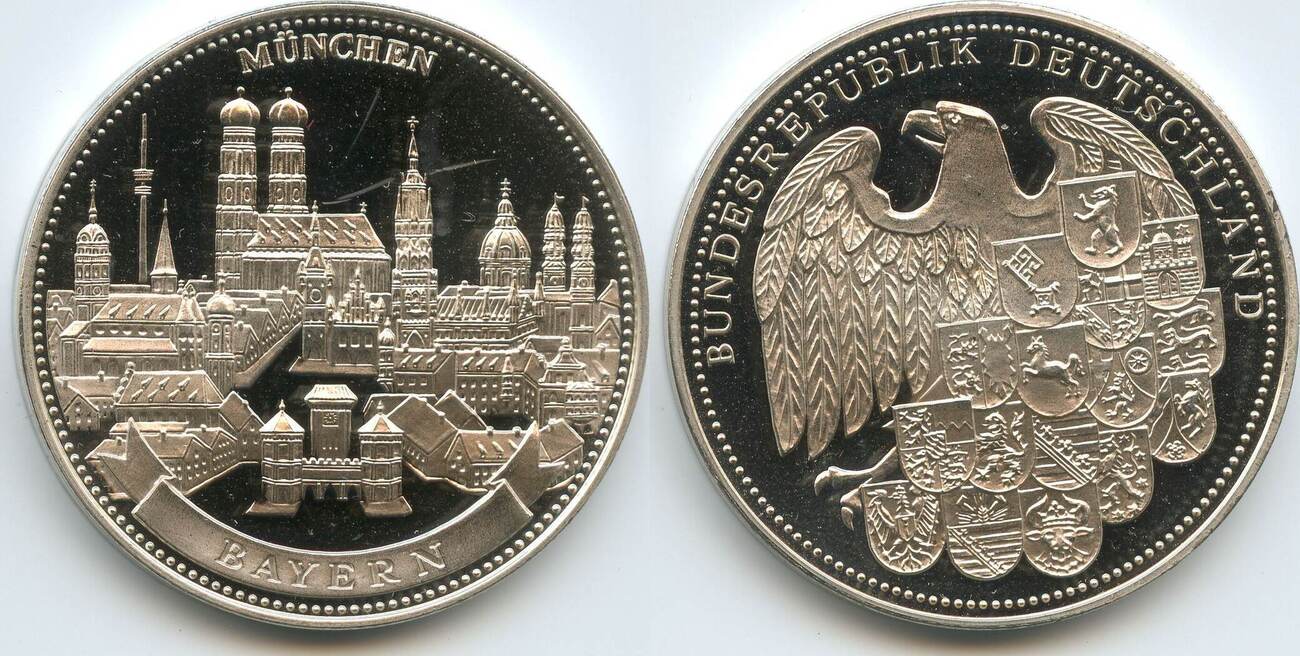 Bundesrepublik Deutschland Bayern Medaille nd. PA167 - München ...