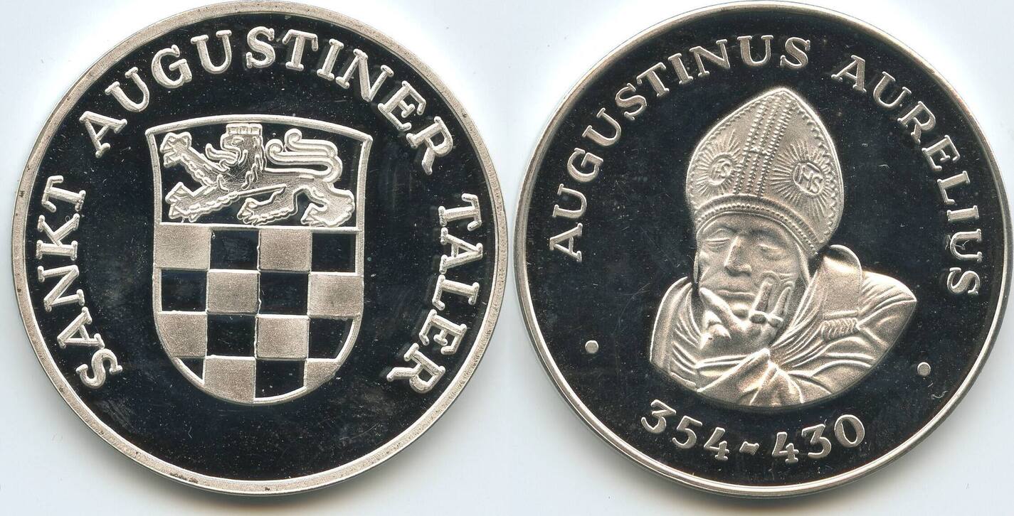 Deutschland Bundesrepublik Medaille Sankt Augustiner Taler nd. GY776 ...
