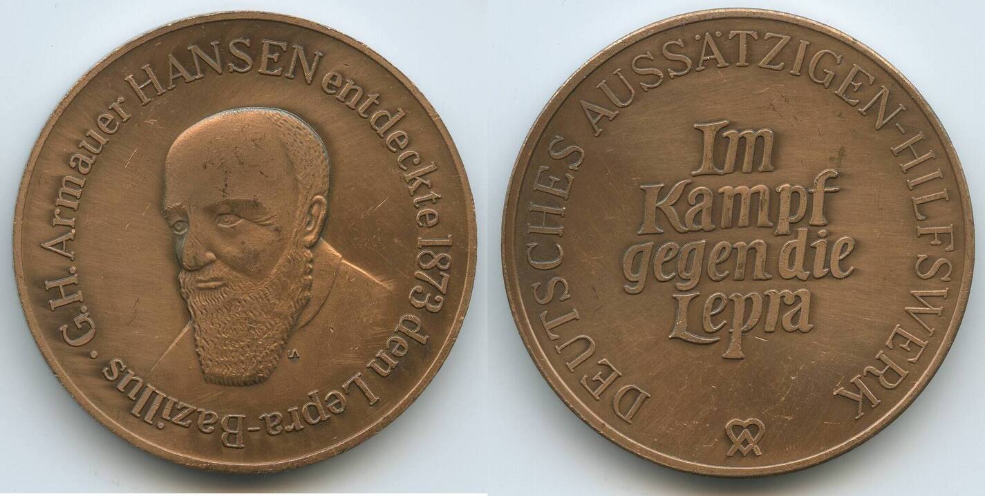 Deutschland Bundesrepublik BronzemedailleDeutsches Aussätzigen ...