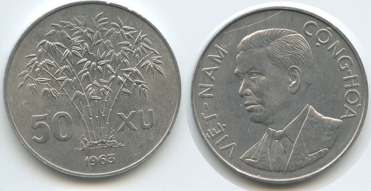 Süd-Vietnam 50 Xu 1963 G6083 - Ngô Đình Diệm RAR South Viet-nam ...