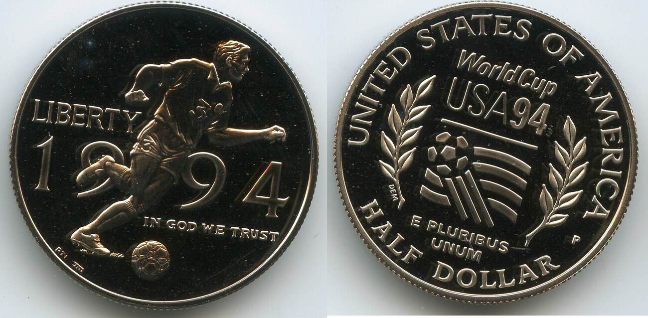 Vereinigten Staaten von Amerika Half Dollar (½ Dollar) 1994 P PA706 ...