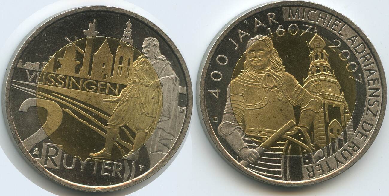 Niederlande Vlissingen 2 Ruyter Medaille 2007 M#7756 - 400th ...