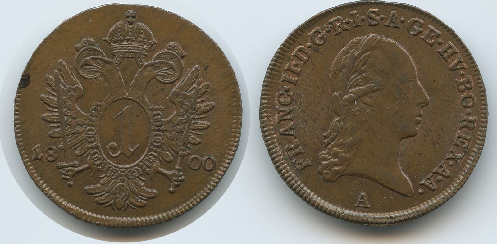 RDR Österreich Wien 1 Kreuzer 1800 A Wien G5446 - Franz II. 1792-1835 ...