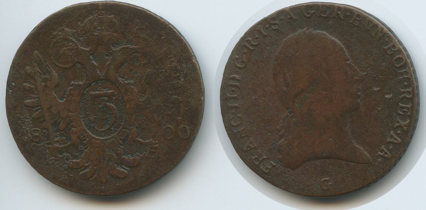 RDR Österreich Siebenbürgen 3 Kreuzer 1800 G Nagybánya G5449 - Franz II. 1792-1835 Austria Schön ...