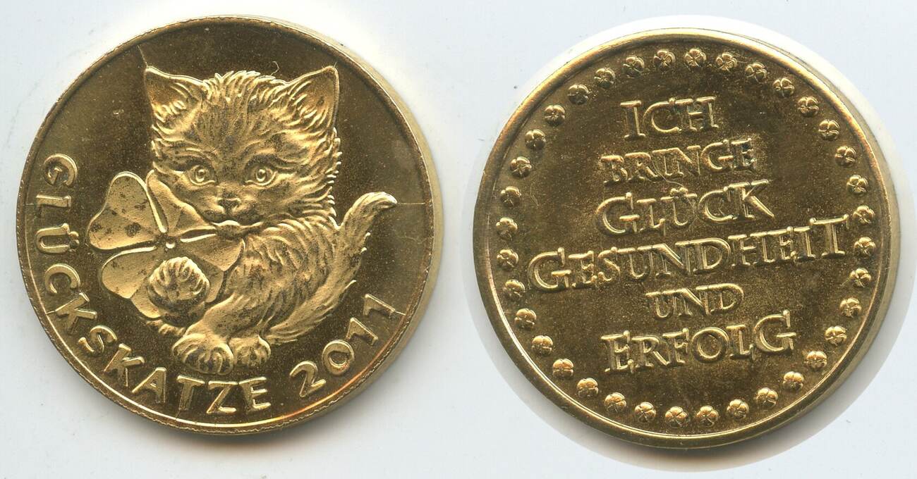 Österreich Glücksbringer Glücksmünze Neujahrsmünze 2011 L1932 ...