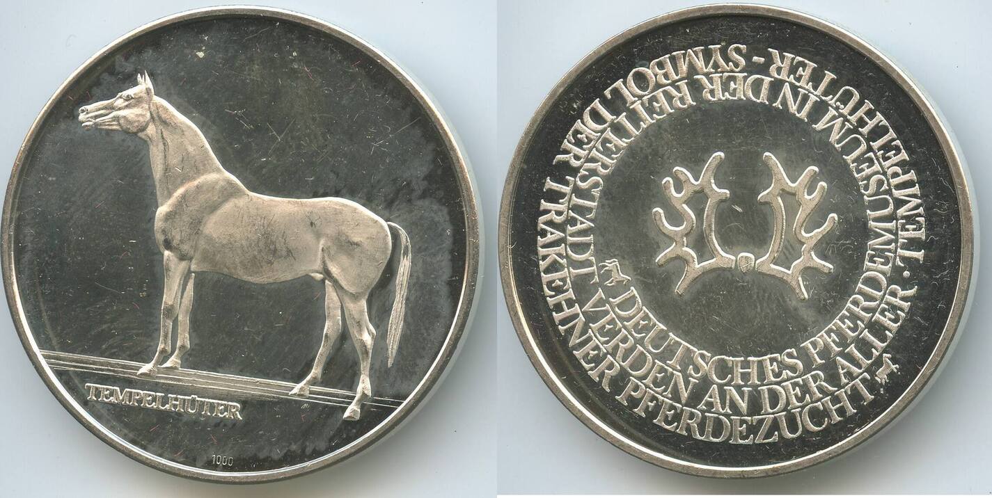 Deutschland Bundesrepublik Niedersachsen Silbermedaille nd PA167 ...