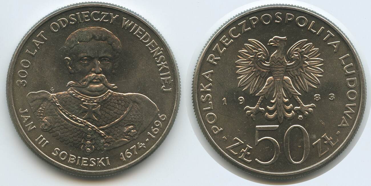 Polen Volksrepublik 50 Zlotych (50 Złotych) 1983 MW G8819 - Polish ...